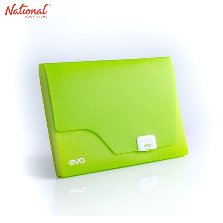 Evo Expanding File Long 12Pockets Push Lock With Tab, 04015995 Lime ...