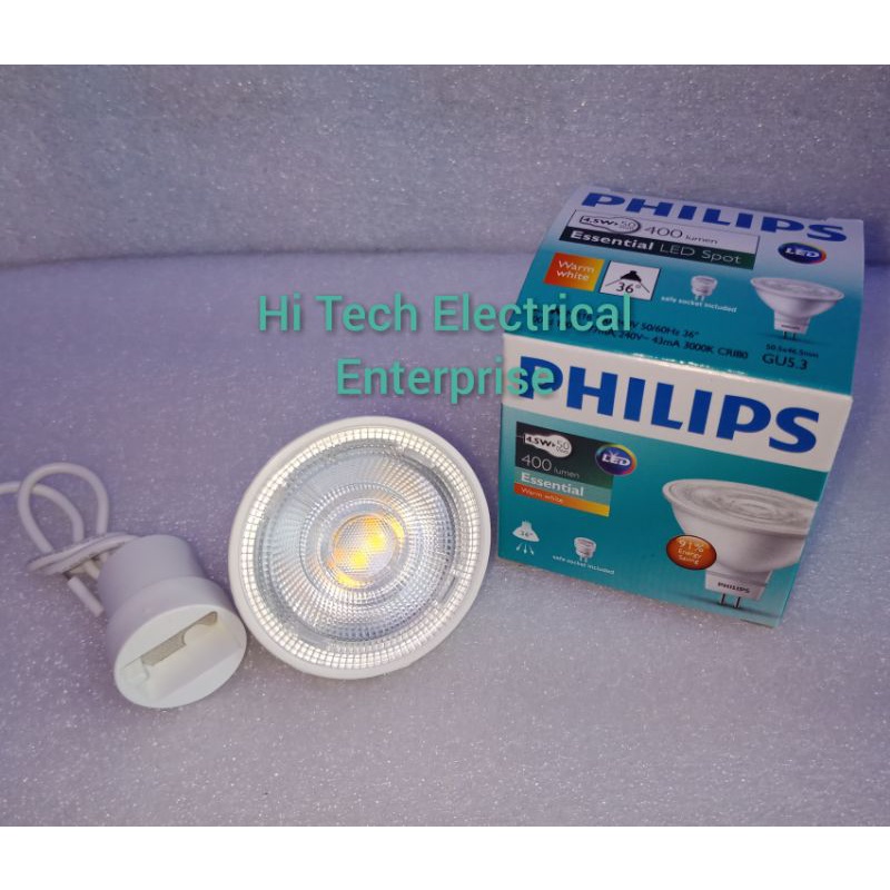PHILIPS ESSENTIAL LED SPOT 4.5W 240V | Shopee Philippines