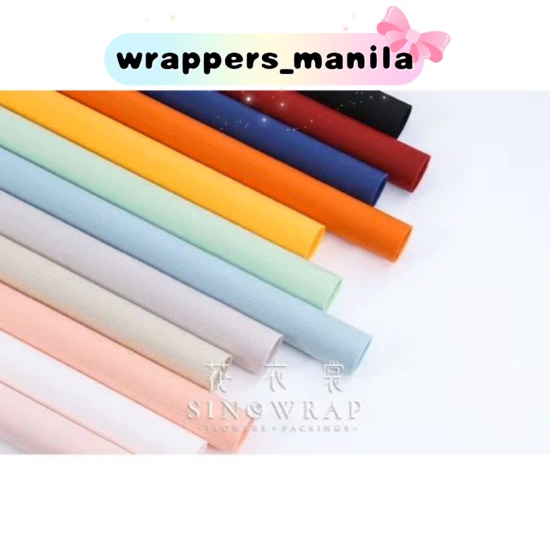 20pcs Non-woven Fabric Wrappers Bouquet Wrapping Materials | Shopee ...