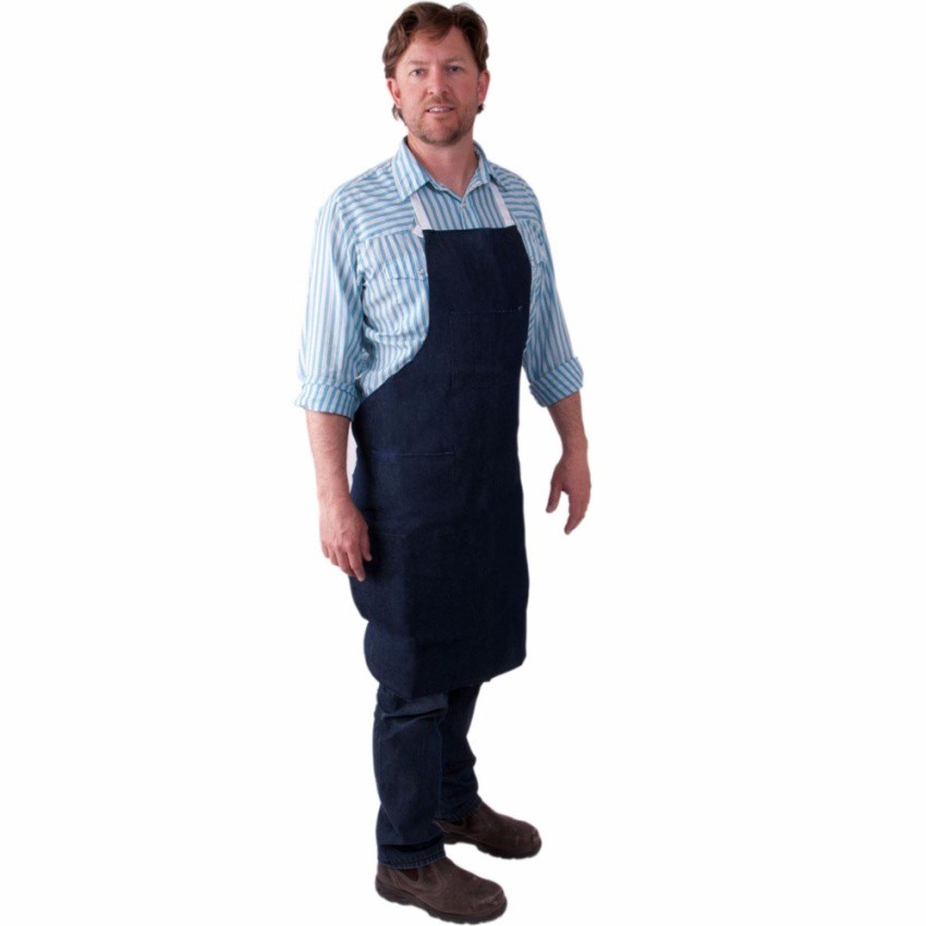 Heavy Duty Industrial Denim Apron Maong Apron Body Protection Ppe ...