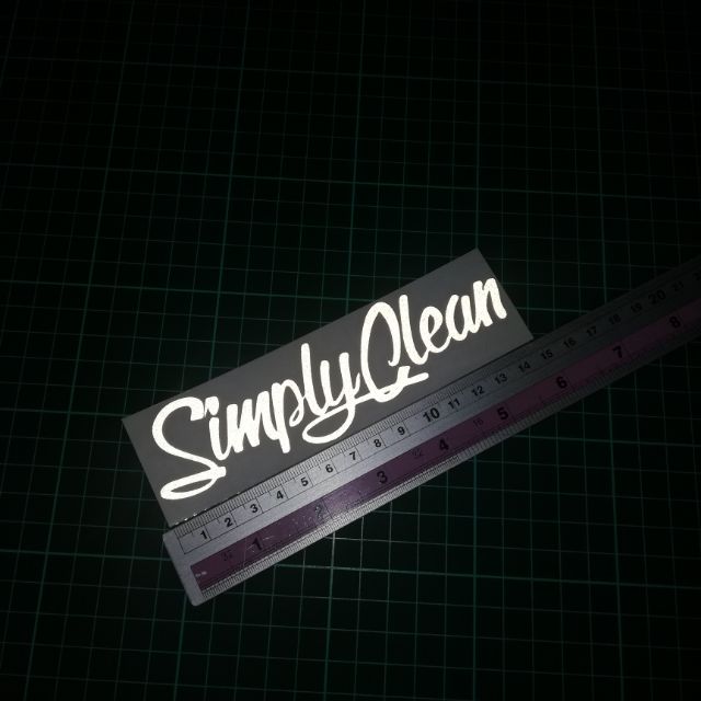 Sticker simply clean reflection sticker | Shopee Philippines