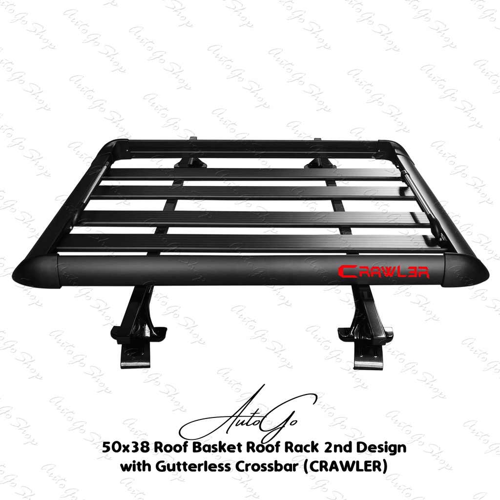 50x38 Roof Basket Roof Rack 2nd Design with Gutterless Crossbar ...