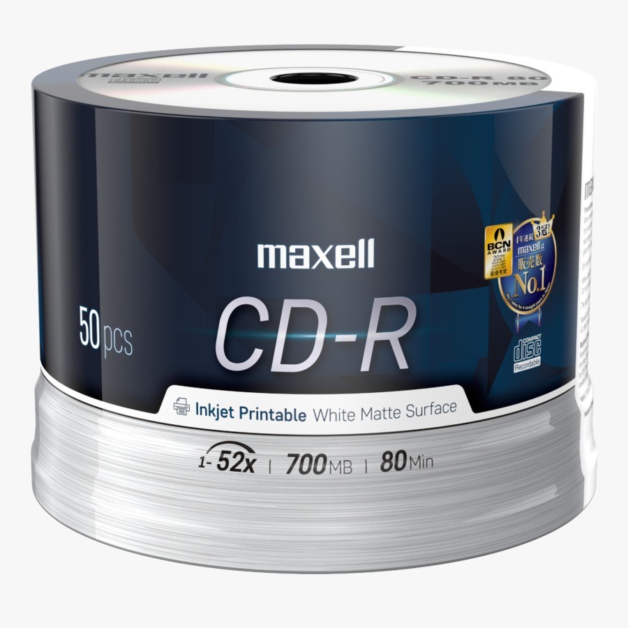 Cd-r PRINTABLE Maxell contains 50 / CDR PRINTABLE bulk pack Original 50pcs | Shopee Philippines