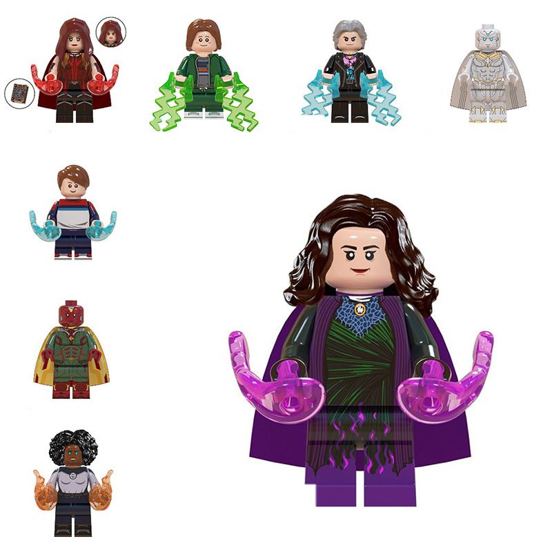 Quicksilver Wandavision Building Blocks Minifigure Bricks Toys Figures ...