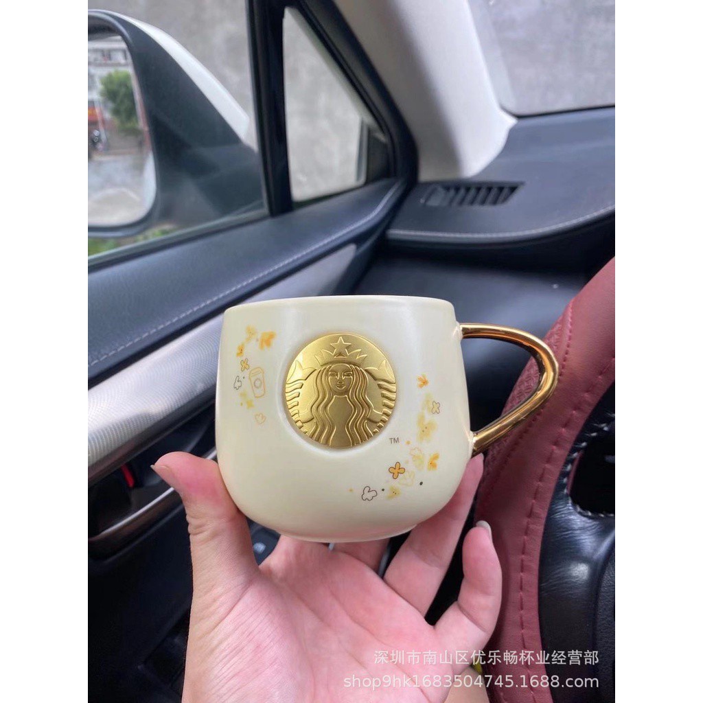 H16 STARBUCKS Hot Xingba. Ke Osmanthus Fragrans Same Color Seal Pink ...