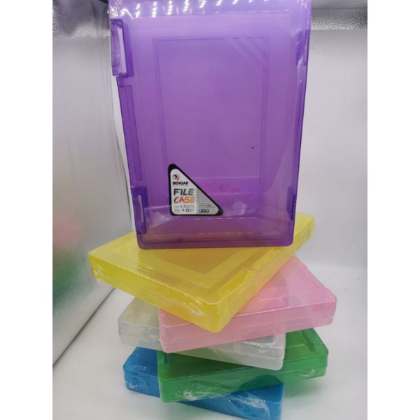 HM Plastic File Case Document Case Assorted Color School | Shopee ...