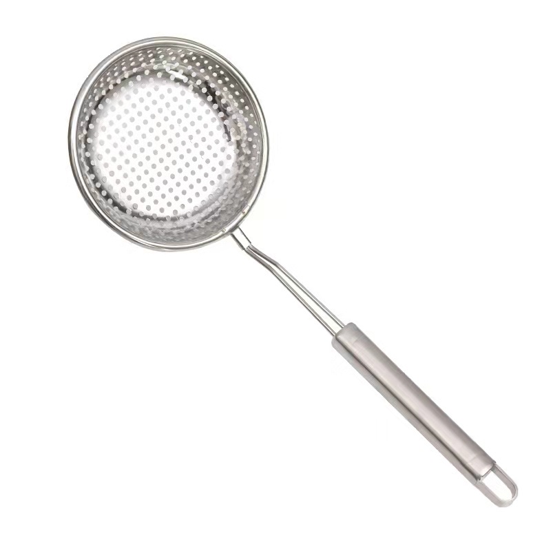 Stainless Steel Colander Strainer w/ Handle | Shopee Philippines