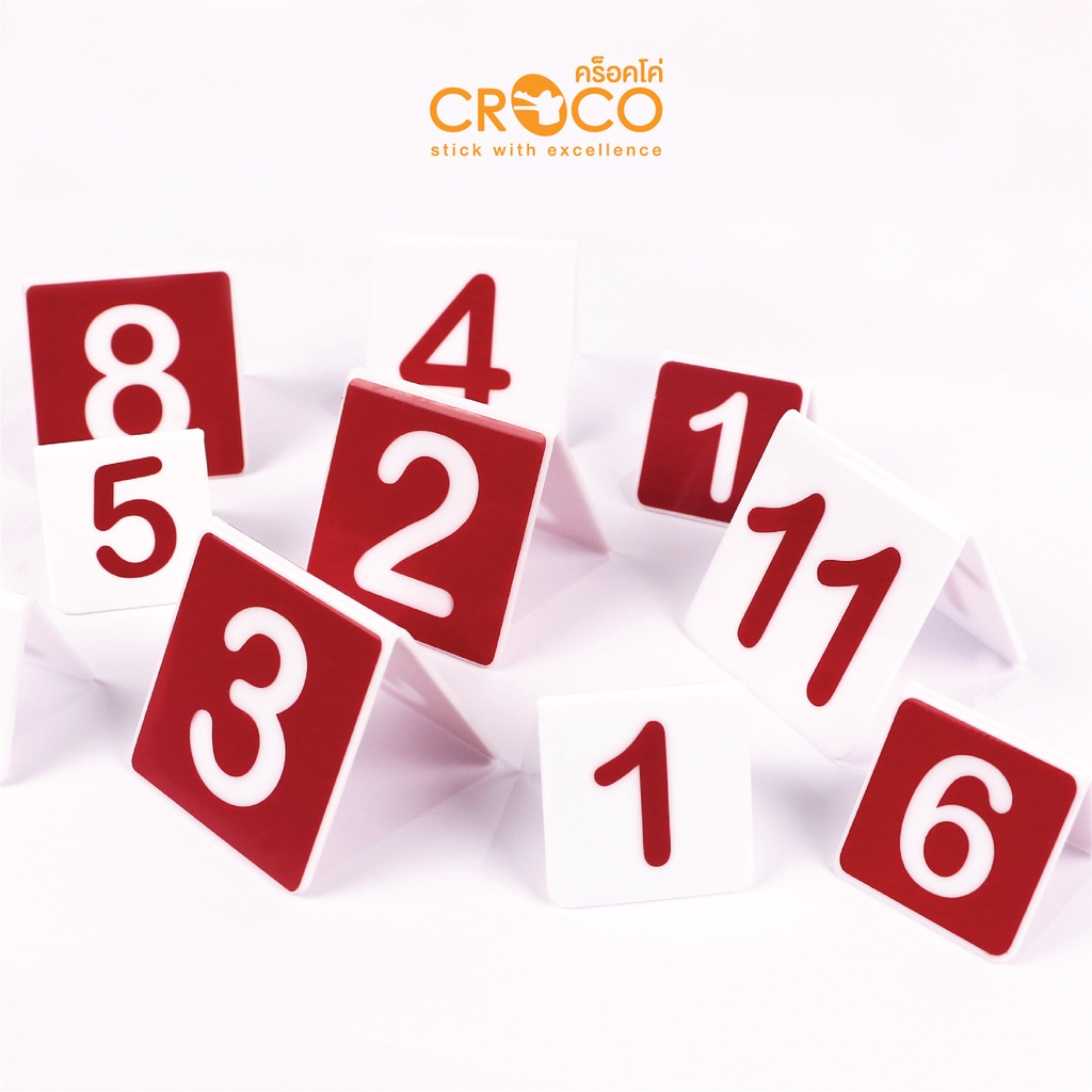 Acrylic Sign Numbers 1-10 For Table 7x7 Cm. | Shopee Philippines