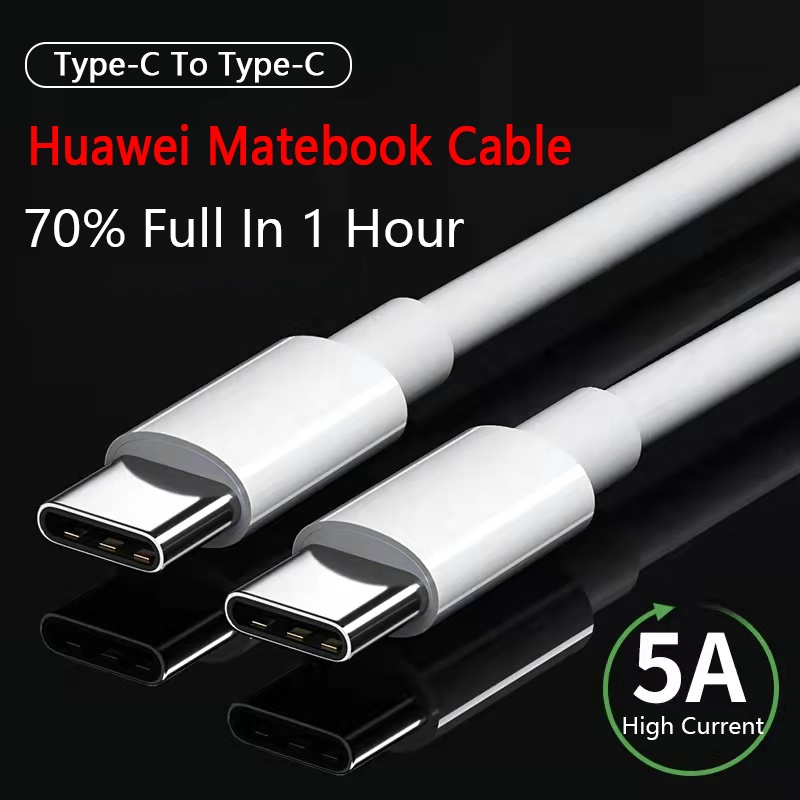 Huawei Matebook Charger Type-C Data Cable 65W for Huawei Laptop Matepad ...