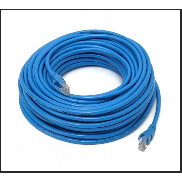 INDOOR UTP CABLE with RJ45 5M/10M/15M/20M/25M/30M/100M | Shopee Philippines