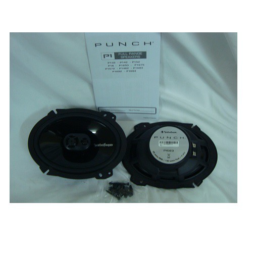ROCKFORD FOSGATE P1683 Punch 6"x8" 3-Way Full Range Speaker | Shopee Philippines
