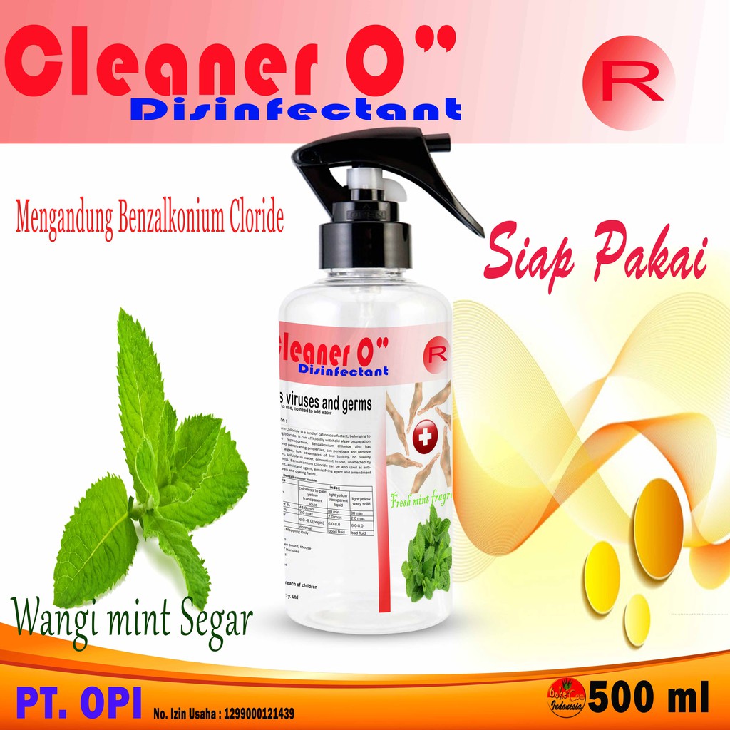 Disinfectant disinfectant disinfectant disinfectant 500ml cleaner o bkc ...