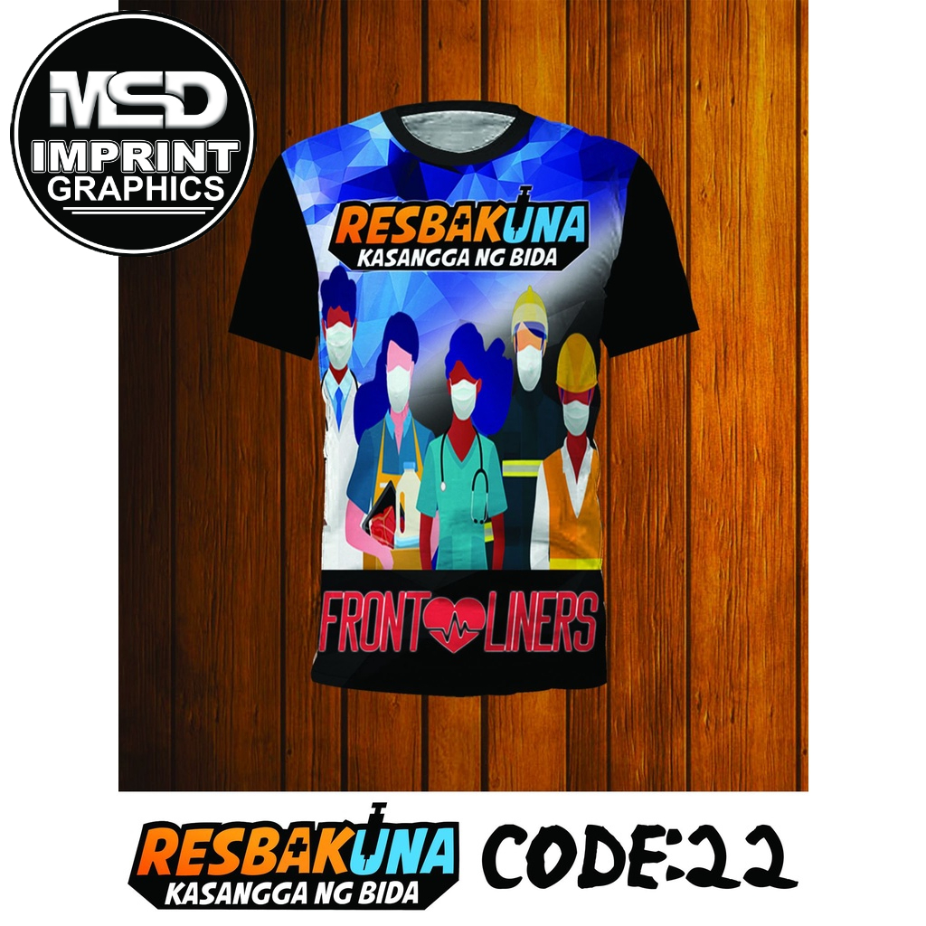 RESBAKUNA KASANGGA NG BIDA SUBLIMATION TSHIRT V4 | Shopee Philippines