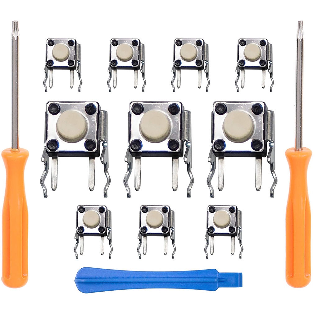 10 x Tactile On/Off Switch Repair Kit For Xbox One Controllers ONE S ...
