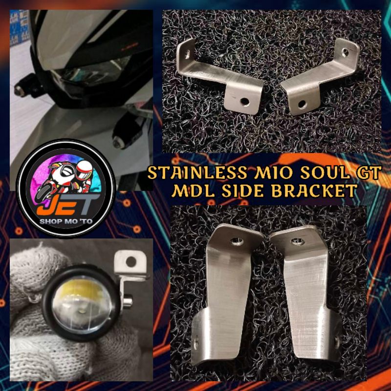 STAINLESS MDL SIDE BRACKET MIO SOUL GT | Shopee Philippines