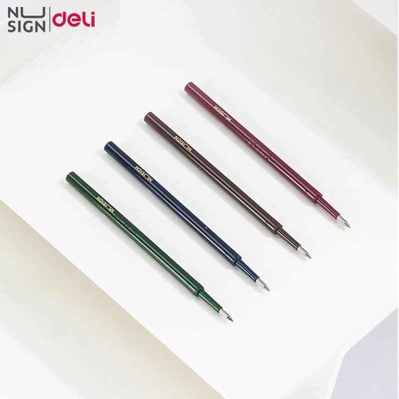 Nusign by Deli NS740 Gel Pen Ballpen Refill 0.5mm Black 1PC | Shopee ...