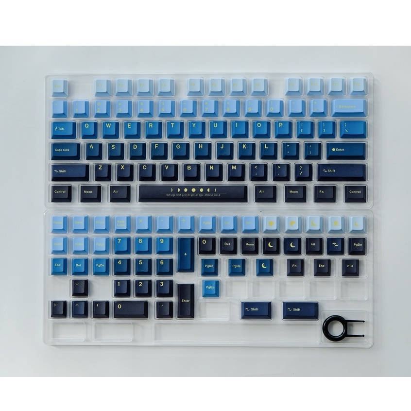 GMK Moonrise keycaps, 134 Keys pbt keycaps Cherry Profile DYE-SUB ...