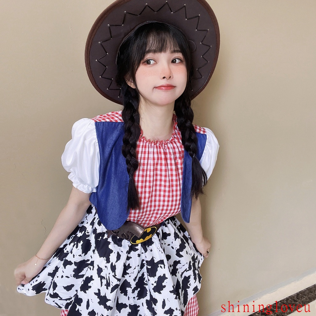 Halloween cosplay Toy Story cos Costumes Drag Party Woody's Girlfriend ...