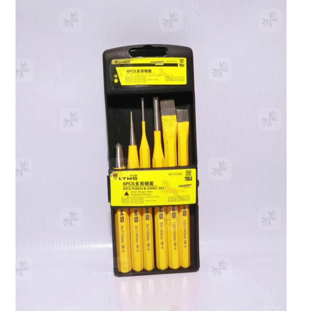 LTMS 6pcs. Hand Punch & Chisel Set | Shopee Philippines