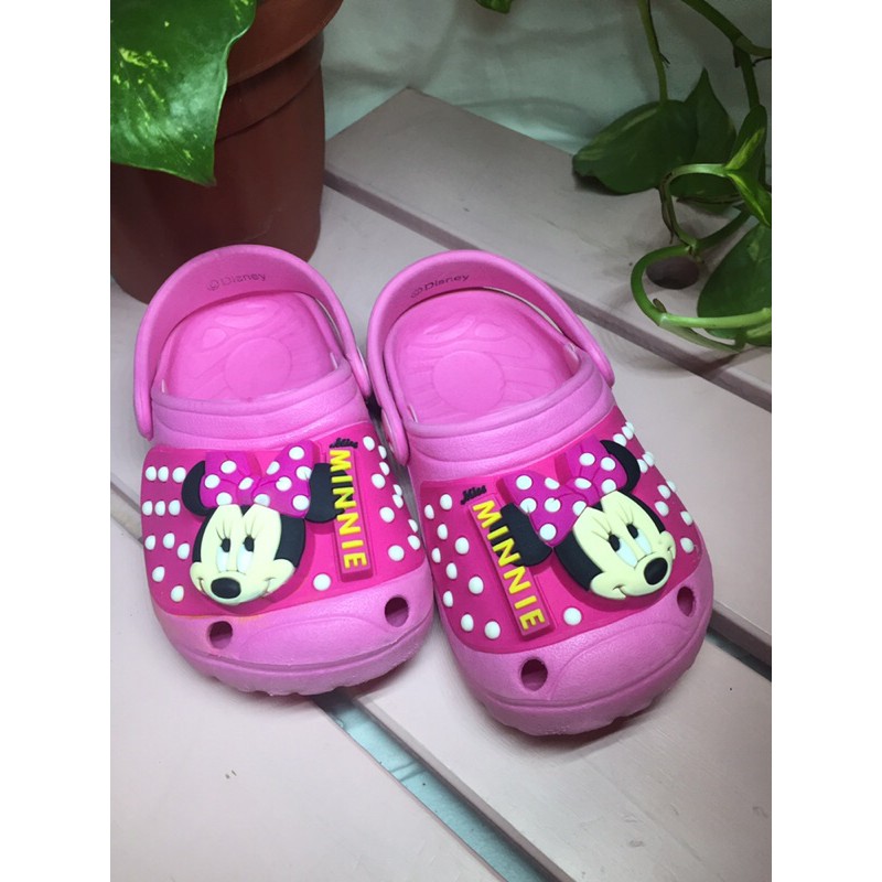 Disney shoes Minnie Mouse - preloved (crocs design) | Shopee Philippines