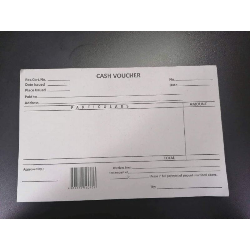 10 Pads Cash Voucher Receipt Resibo 10 pads per Ream Check Voucher ...