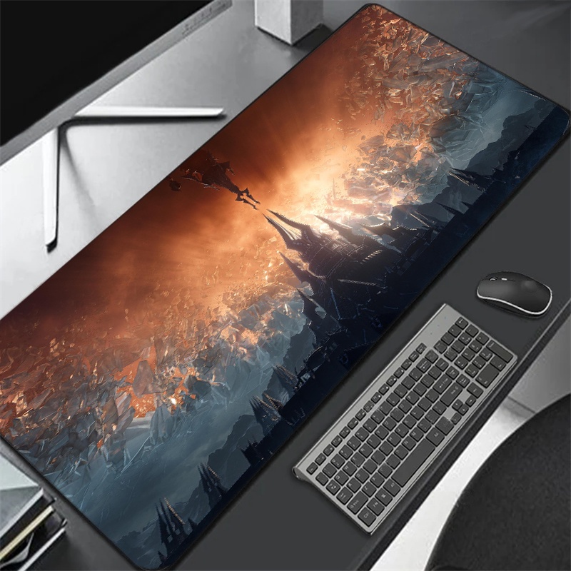World Of Warcraft Gaming Mousepad Speed Locking Edge Natural Horde ...
