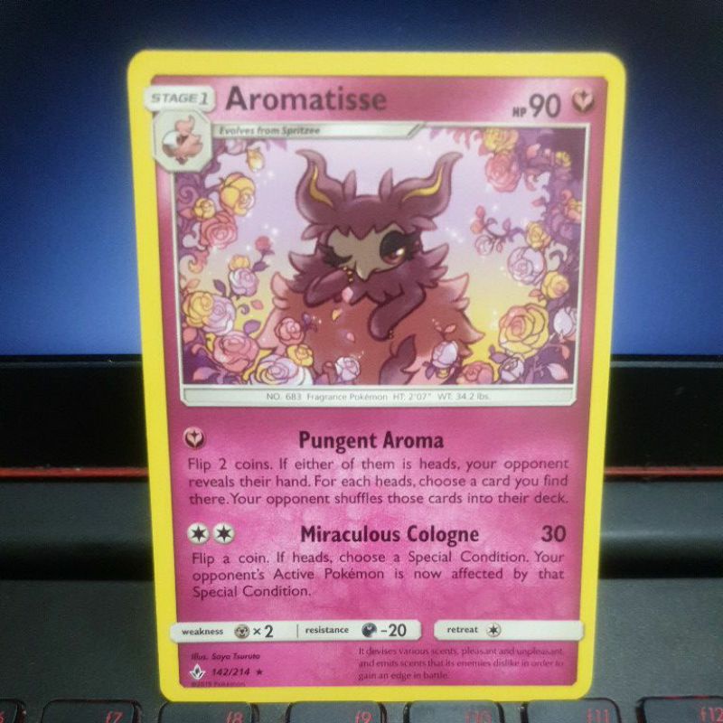 Aromatisse - 142/214 - Rare Sun & Moon: Unbroken Bonds Singles | Shopee Philippines