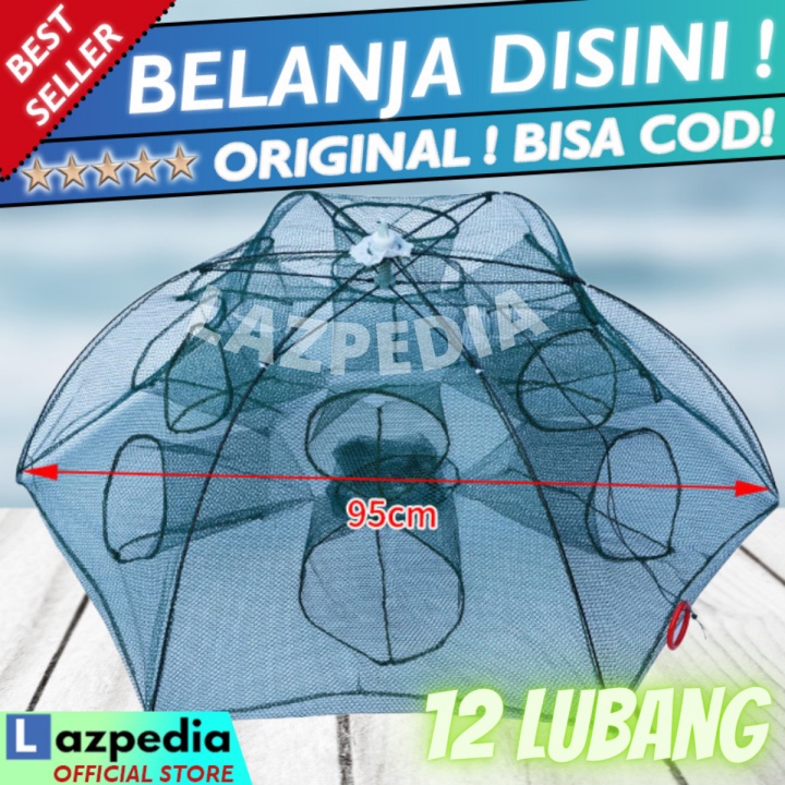 12-hole Hexagonal Fishing Net/Crab Trap Shrimp Lobster Catfish/12-Hole ...