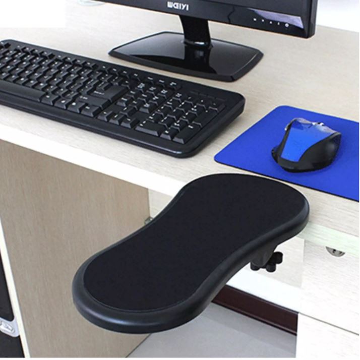 Desk Attachable Cmputer Table Arm Support Mouse Pads Arm Wrist Rests ...
