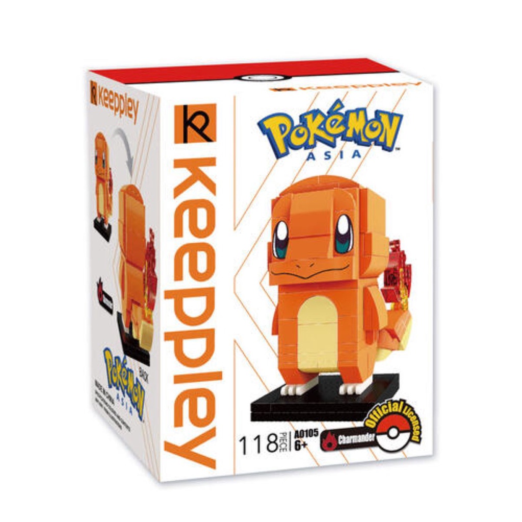 Keeppley Pokemon Series Charmander Building Blocks Bricks Toys for Boy ...