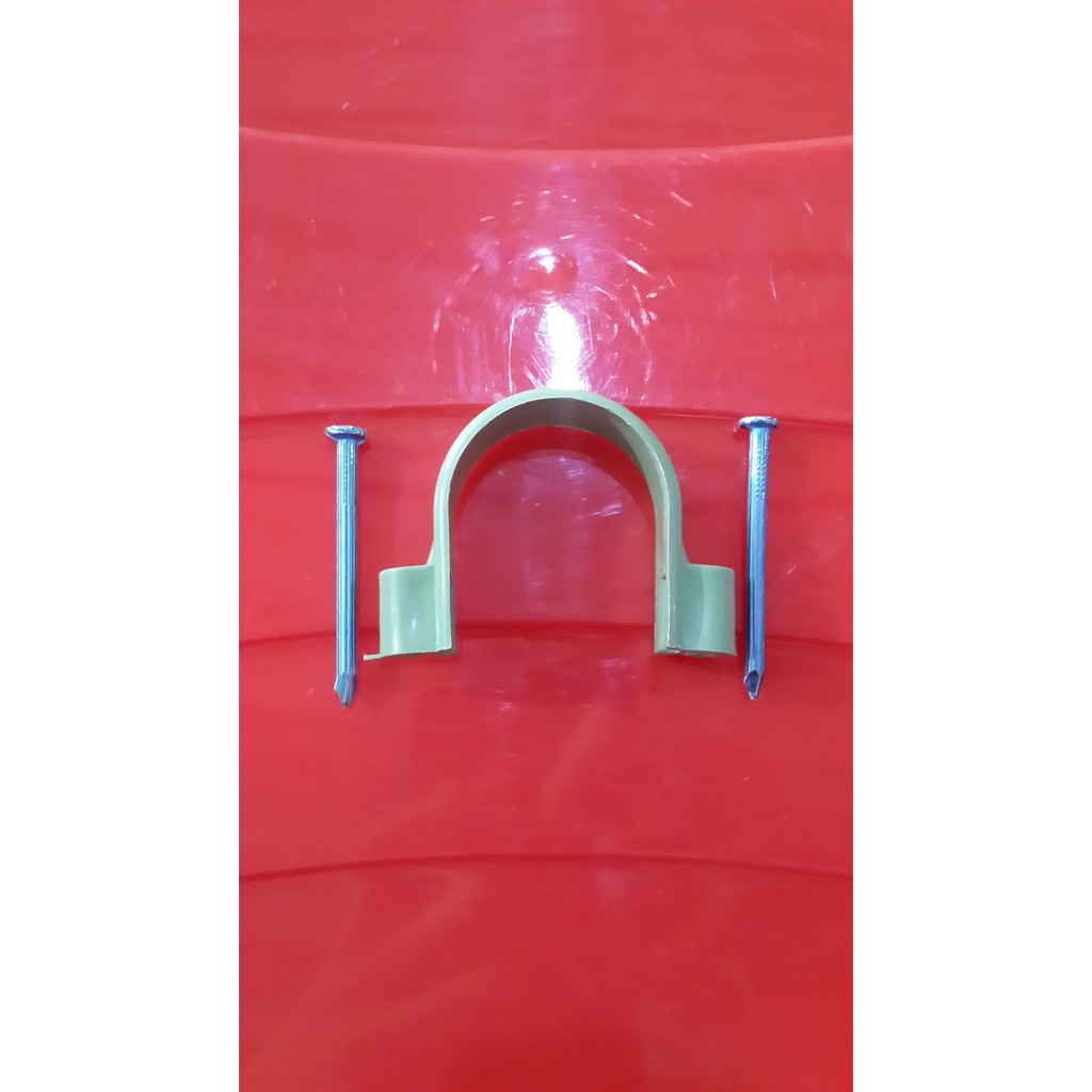 1 1/4 PVC Pipe Clamps + Concrete Spikes | Shopee Philippines