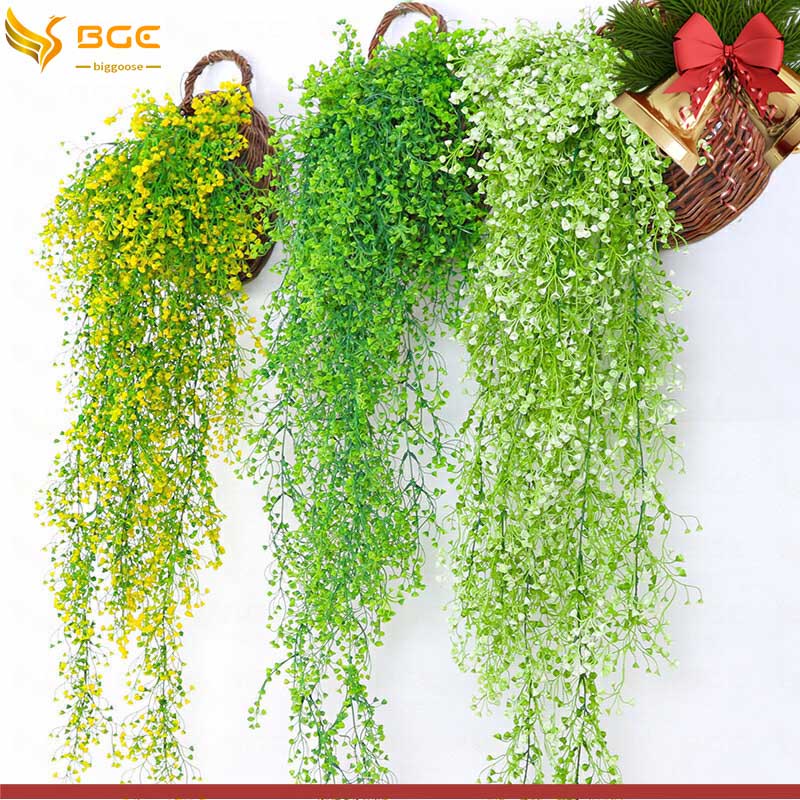 【COD】Artificial Hanging Ferns Plants Vine Fake Ivy Boston Fern Hanging ...