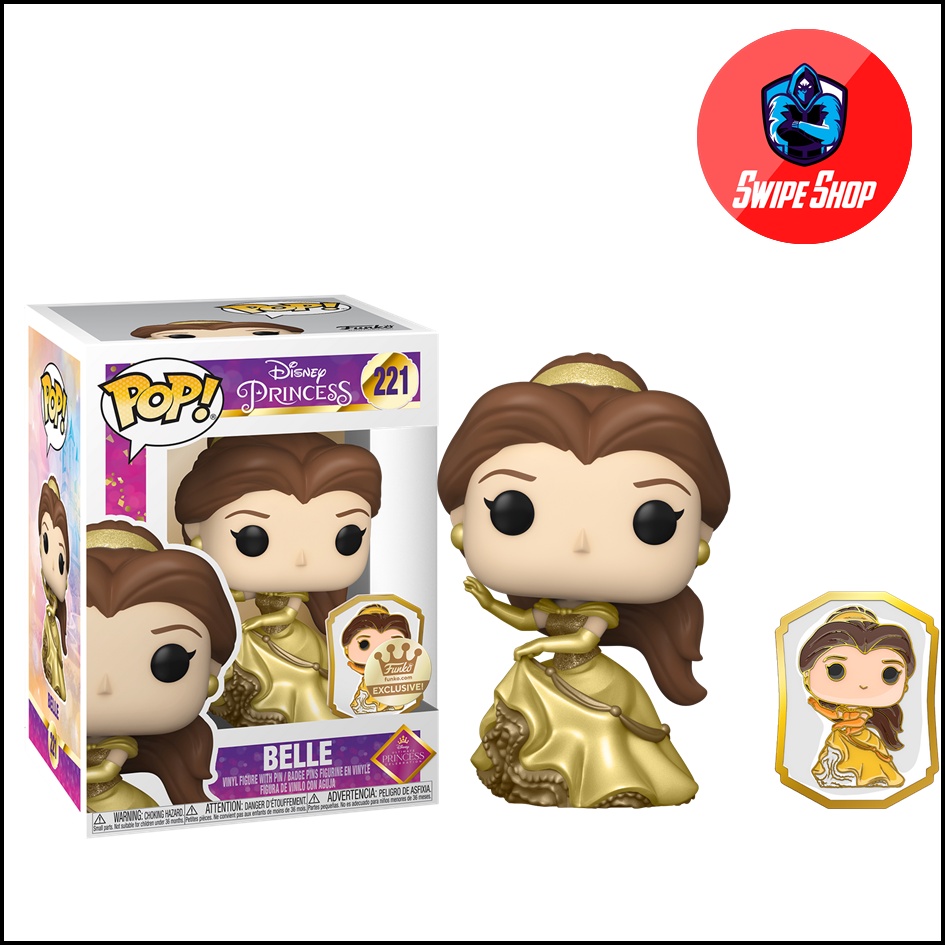 Funko Pop Belle Gold Ultimate Disney Princess Beauty and the Beast with ...