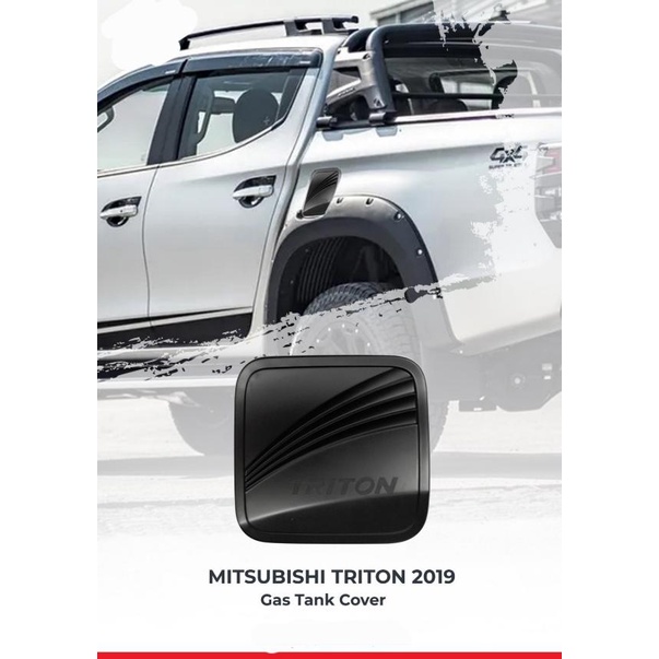 Mitsubishi Strada Glx Gls Athlete 2019-2023 Gas Tank Cover Matte Black ...