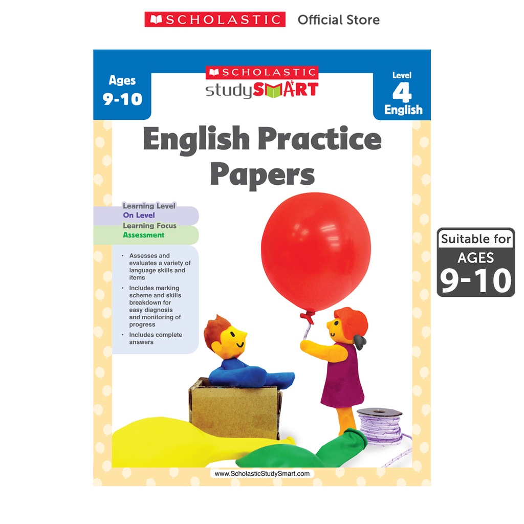 Scholastic : Study Smart: English Practice Papers Level 4 (9789810775711) | Shopee Philippines