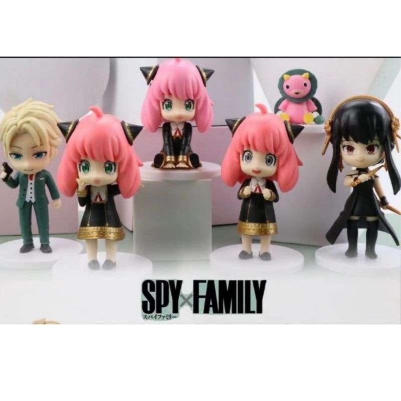 Action Figure Spy X Family Anya Forger Loid Forger Yor Forger Mini ...