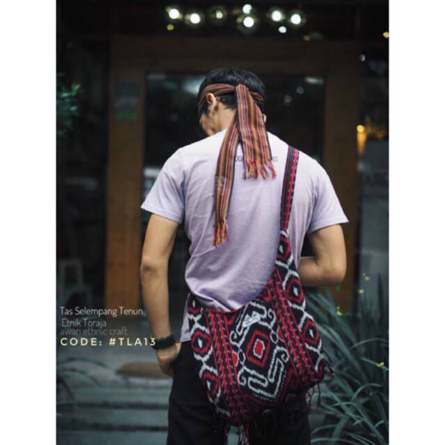 Aec Toraja Motif Ethnic Woven Sling Bag (Unisex) | Shopee Philippines