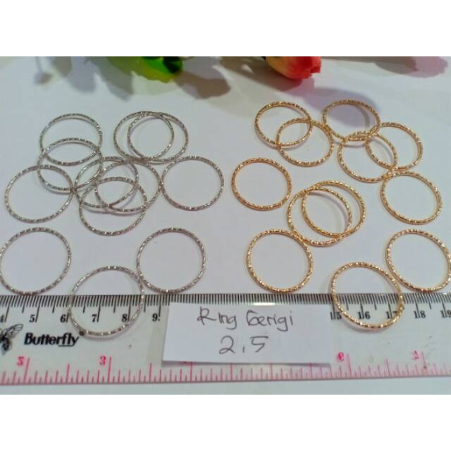 Serrated rings 2.5cm (1 dozen) | Shopee Philippines