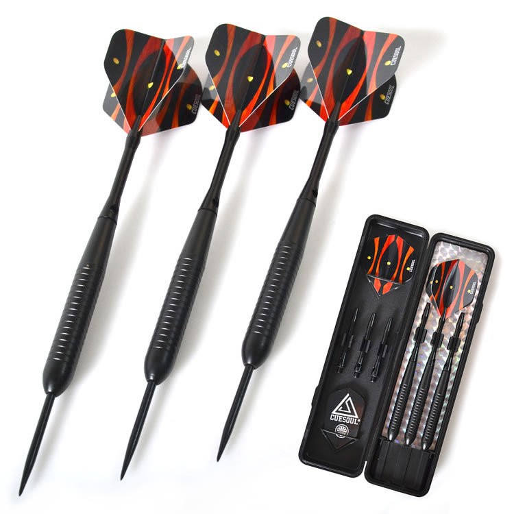 CUESOUL 21g Professional Dart Pin Steel Tip Darts with Brass Barrels ...