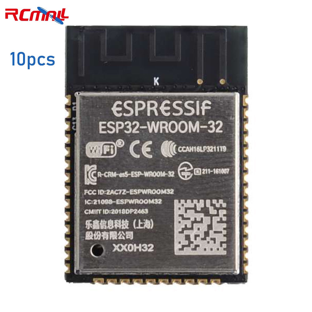 10Pcs ESP-WROOM-32 ESP32S ESP32 ESP-32 Bluetooth WIFI Module IOT ESpressif Dual Core CPU with ...