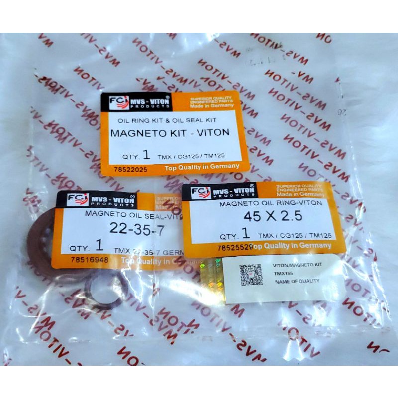 Magneto Oil Seal Kit Honda Tmx 155 Viton | Shopee Philippines