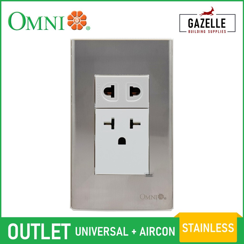 Omni Wide Series Duplex Universal Outlet Switch 1 Way 3 Way Sets ...