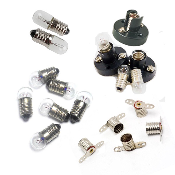 E10 Small Dc Light Bulb 1 5v 12v E10 Bulb Base Holder E10 Bulb