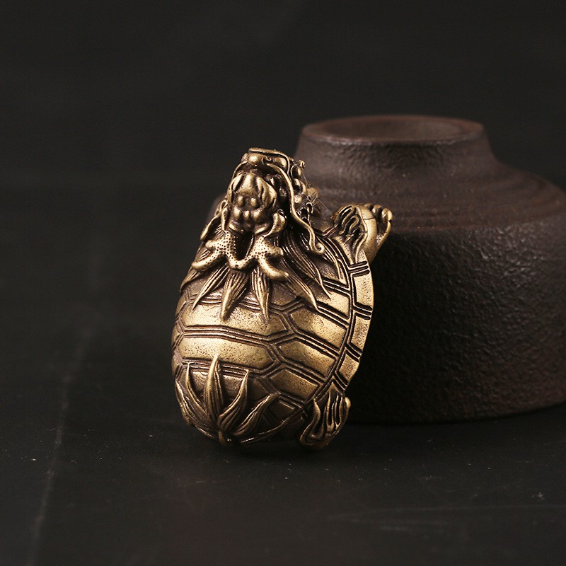 Feng Shui Display Statue, Bronze Decoration in the Shape of a Dragon ...