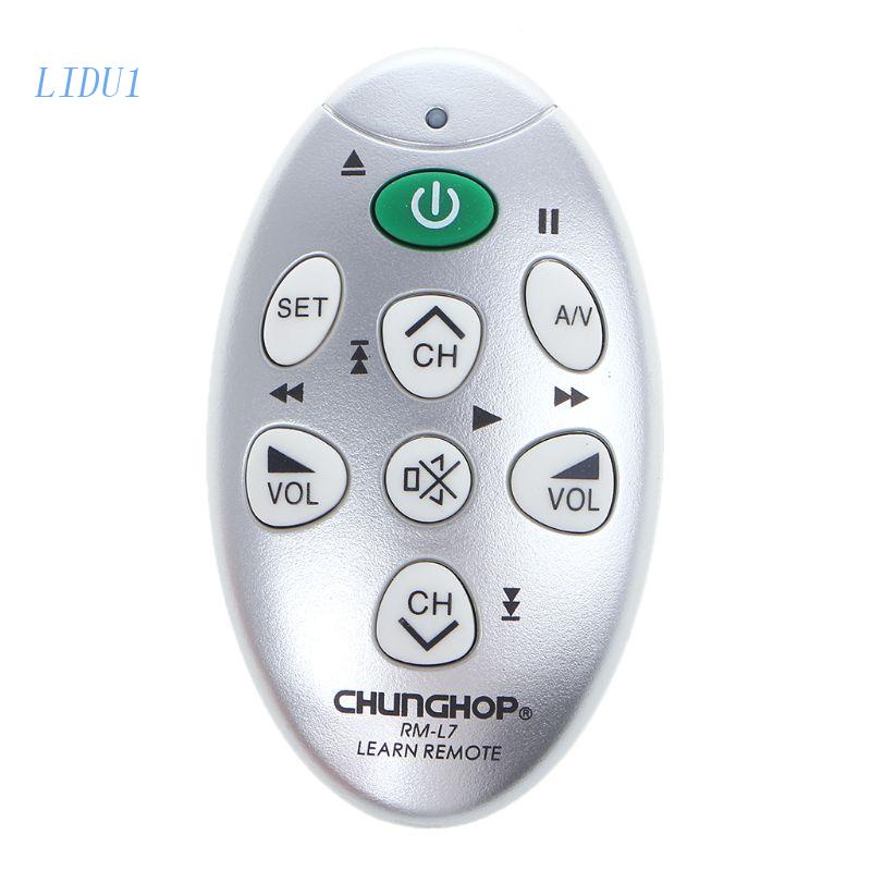 LIDU1 DC 3V Mini Learning Remote Control RM-L7 Universal for TV DVD VCD ...