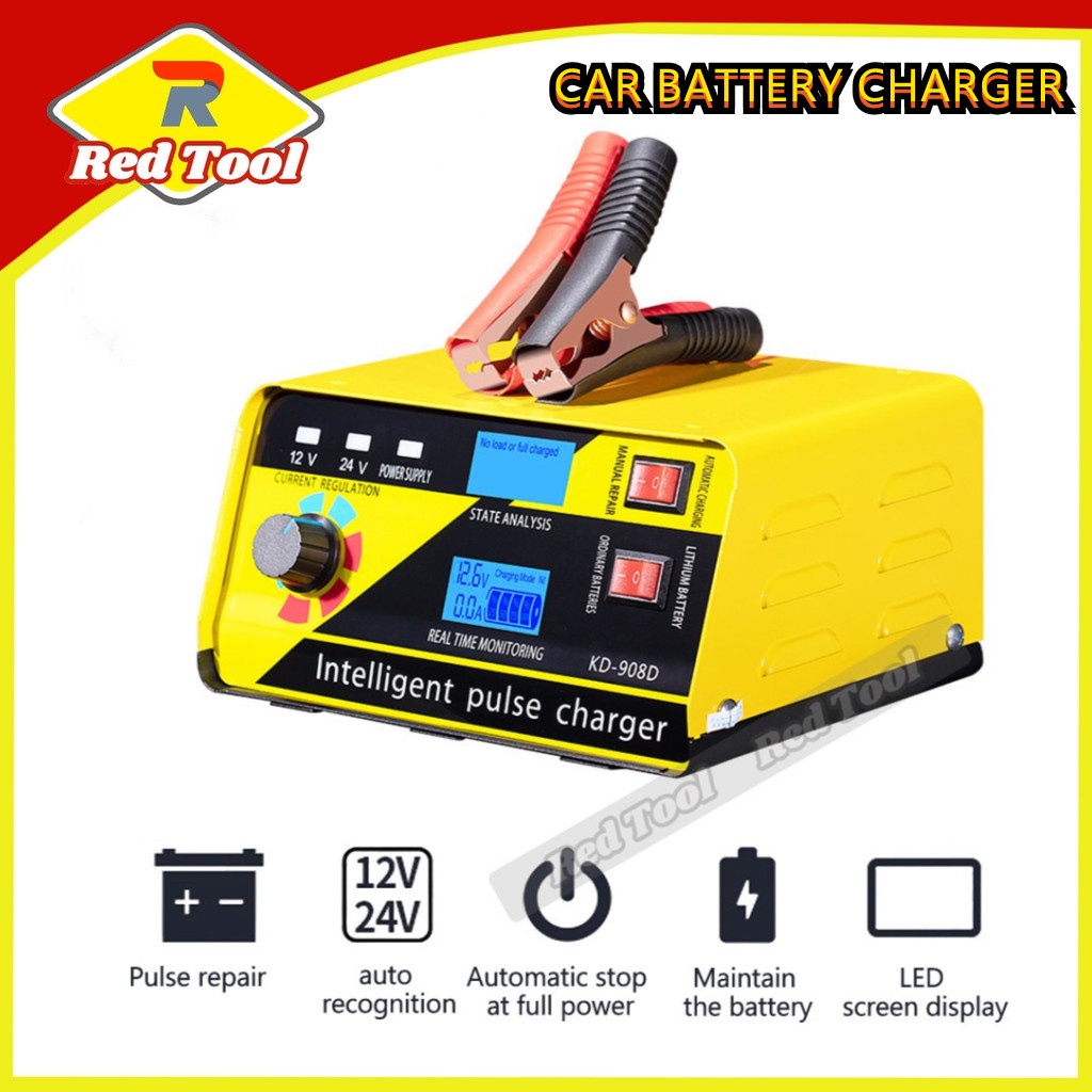 Automatic Intelligent Car Battery Charger Machine High Power Repairing ...