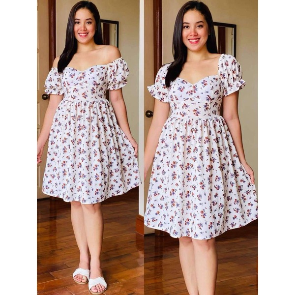 Padded Tie-back Mini Dress (S-M) | Shopee Philippines