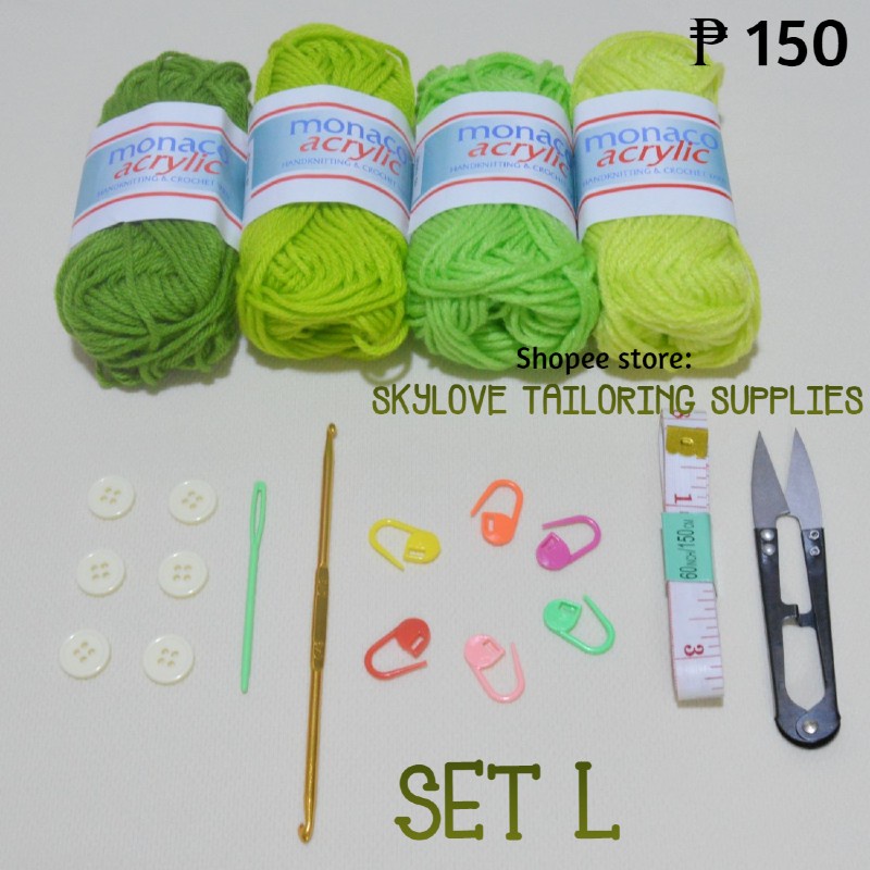Crochet Set | Crochet Beginner's Set | Starter Kit for Beginners |4ply ...