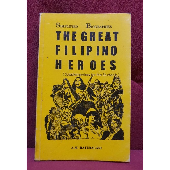 The Great Filipino Heroes (Simplified Biographies) PRELOVED | Shopee ...