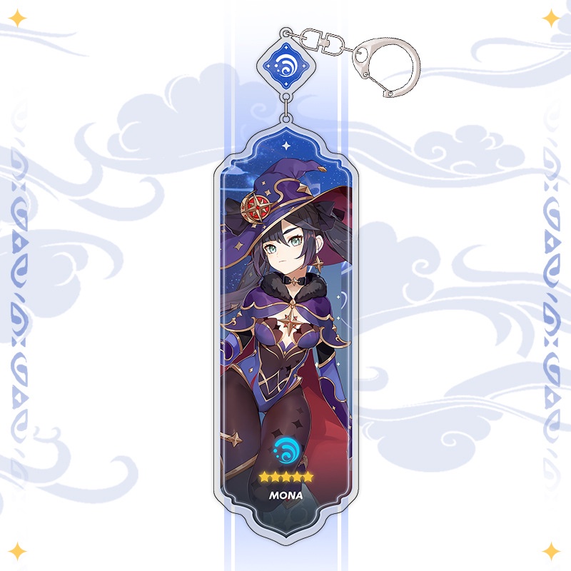 Genshin impact keychain long pendant Wriothesley Neuvillette genshin ...